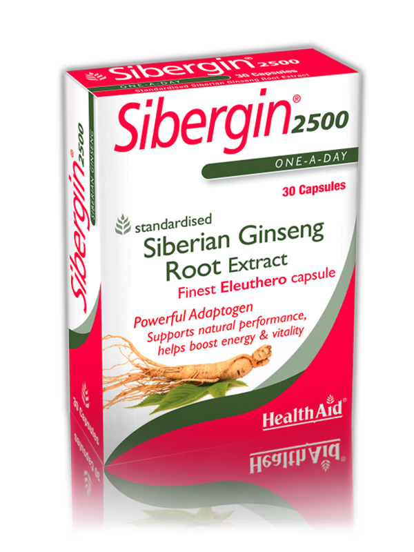 HealthAid Sibergin® 2500 (Siberian Ginseng 2500mg) Blister – NUTRAZONE ...